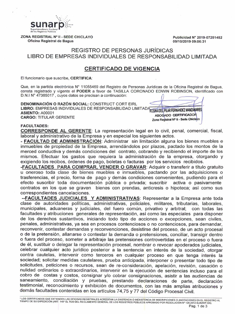 Modelo de Vigencia Poder | PDF