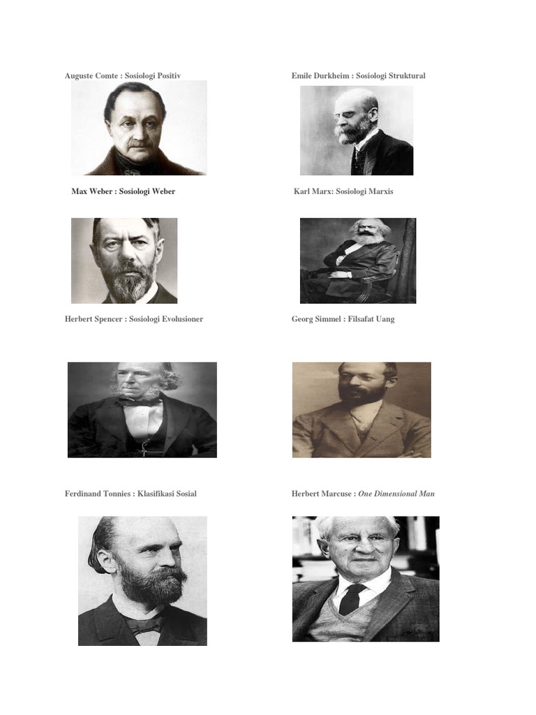 Tokoh Sosiologi Pdf