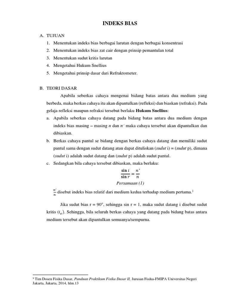 Indeks Bias Me | PDF