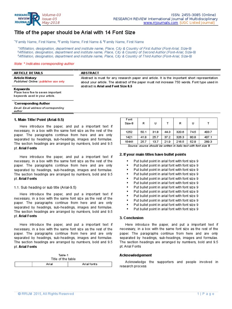 Format | PDF | Arial | Typefaces