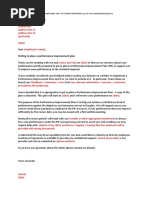 PIP - Successful Completion Letter (Revised) | PDF