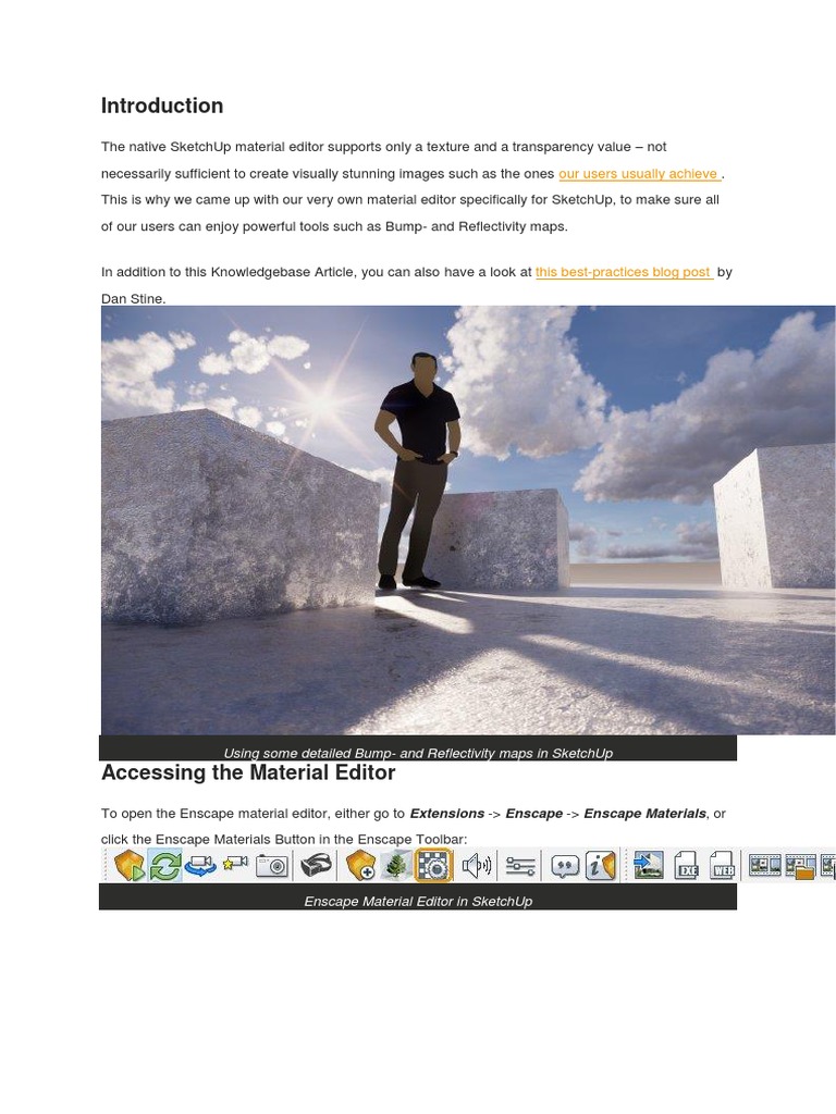 Seting Enscape | PDF | Texture Mapping | Reflection (Physics)