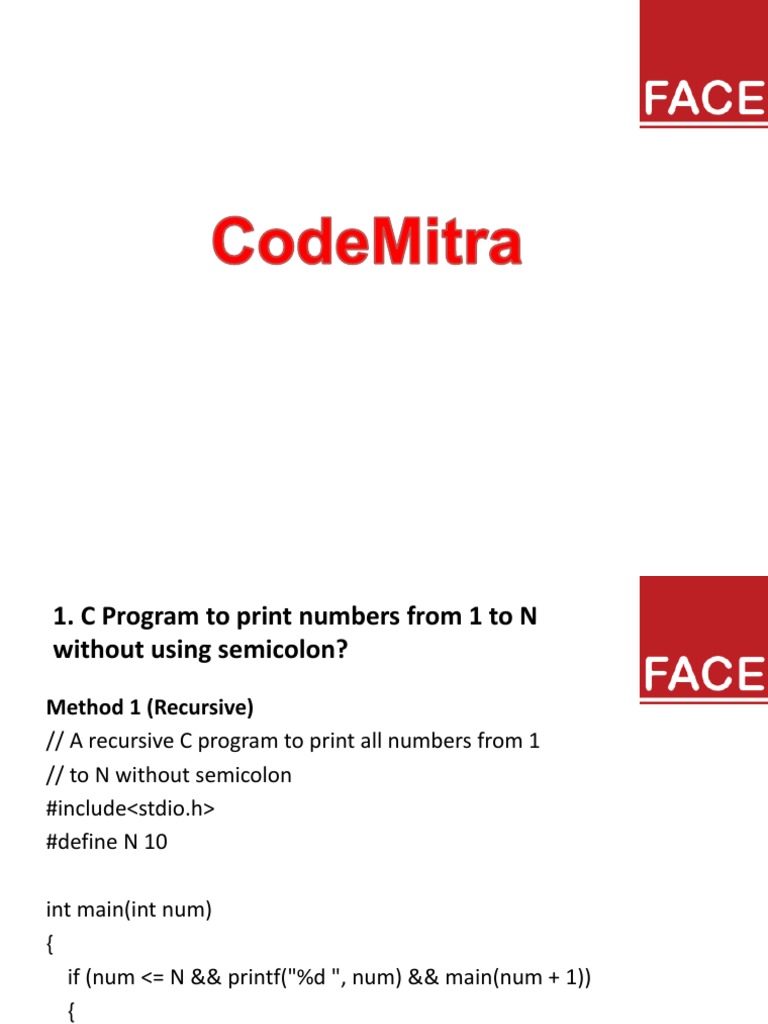 C Part 1 Codemithra Pdf Pointer Computer Programming Data Type 6409