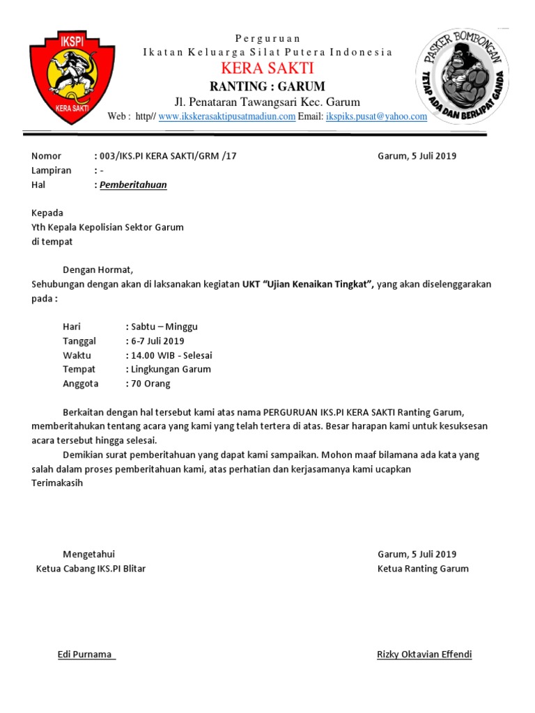 Surat Perizinan 1 Pdf