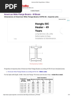 Steel Beam Load Capacity Charts | PDF | Column | Pipe (Fluid Conveyance)