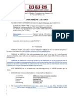 Project-Based Employment Contract | PDF | Employment | Taxes