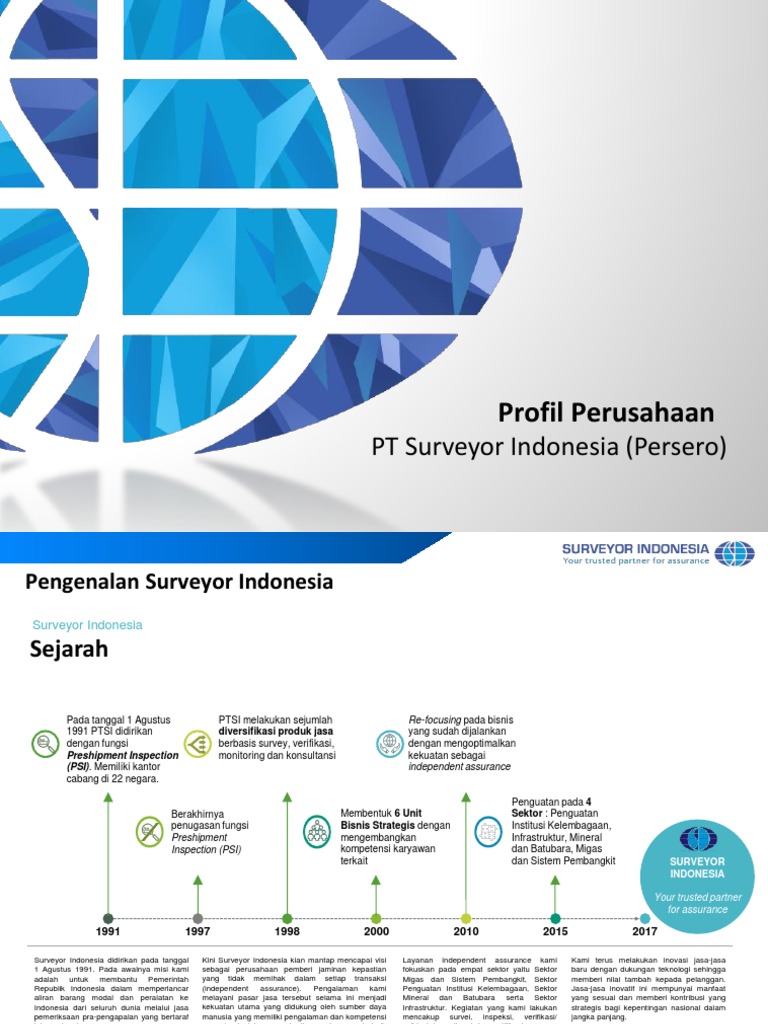 Profil PT Surveyor Indonesia (Persero) | PDF