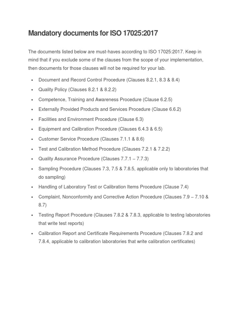 Iso 17025 | PDF | Calibration | Verification And Validation