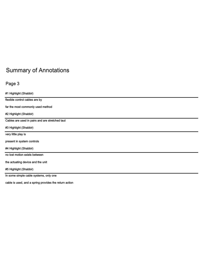 6.10 (Control Cables) - Annotations | PDF | Wire | Screw