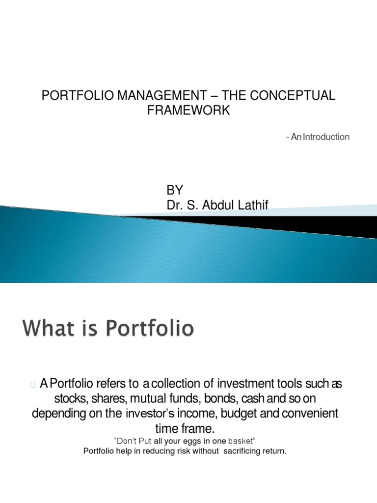 Introduction To Portfolio Management | PDF | Investment Management ...