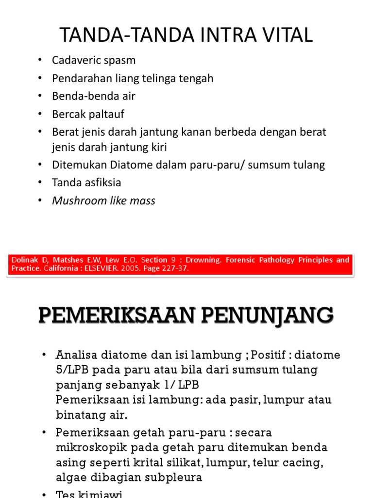 Tanda Intravital dalam Kematian Forensik | PDF | Sains & Matematika