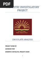 Best Chemistry Investigatory Project - Class XI & XII - Chocolate ...