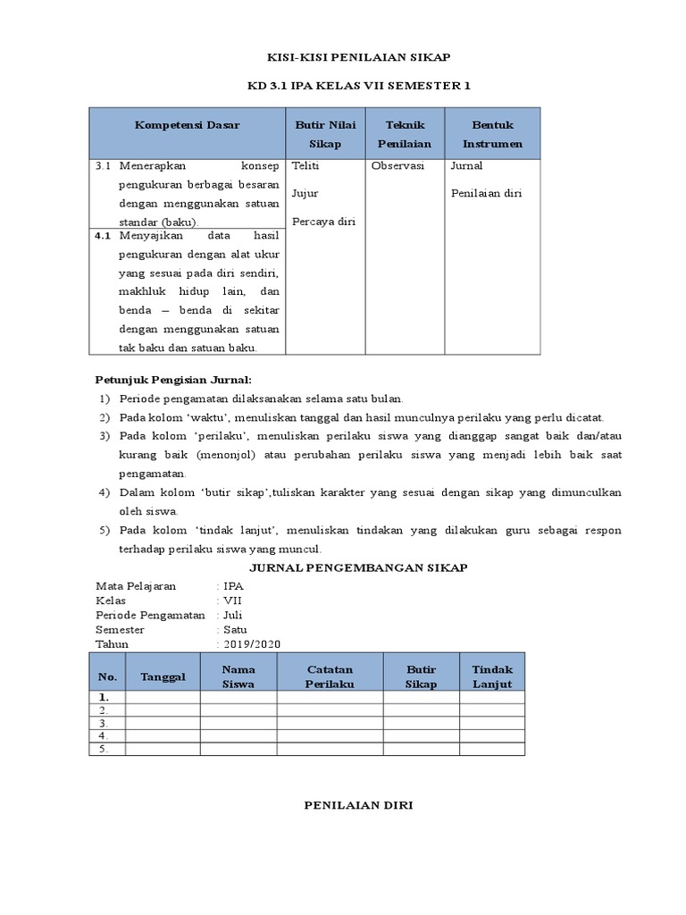 Instrumen Penilaian - Riset