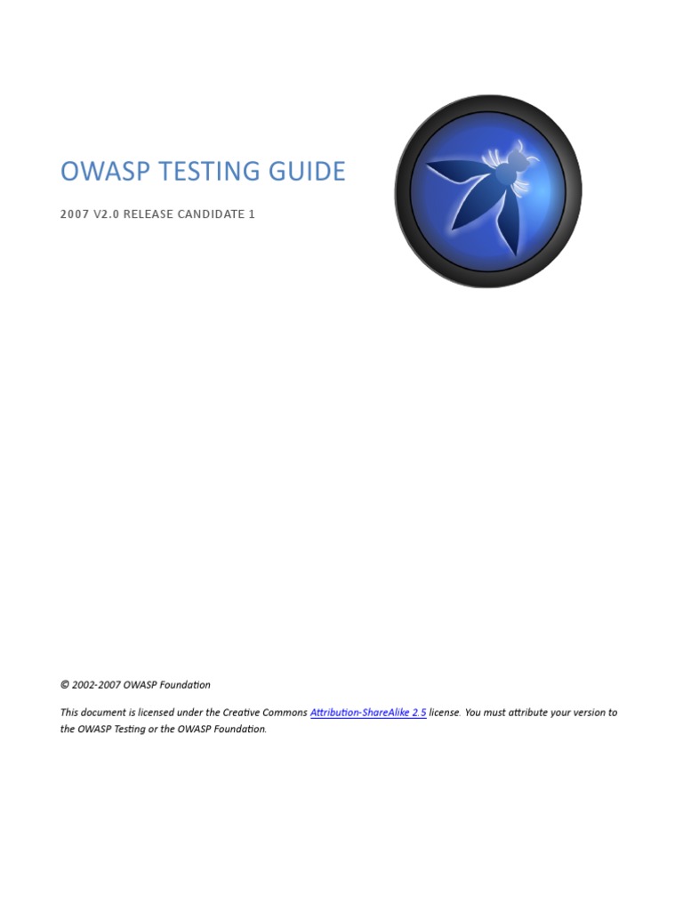 Owasp | PDF | Vulnerability (Computing) | Computer Security