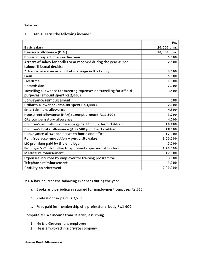Salary Computation and Tax Implications | PDF | Employment | Salary