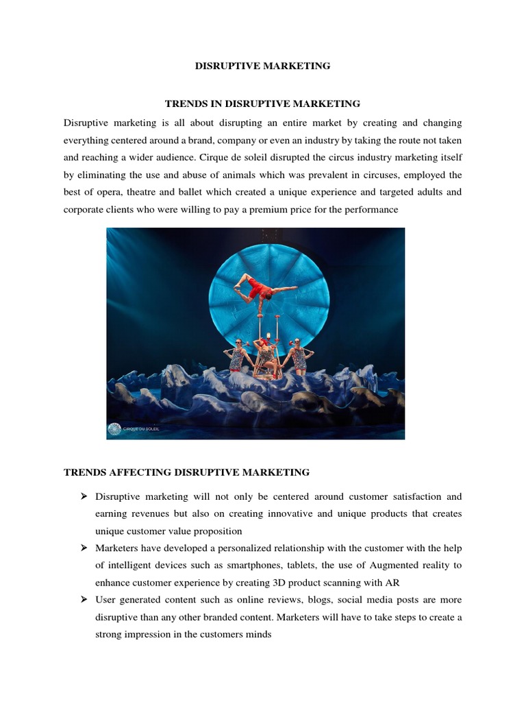 Disruptive Marketing | PDF | Business | Art