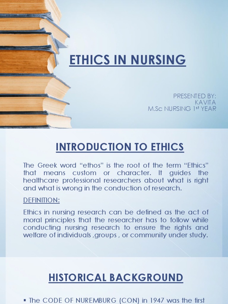 Ethics In Nursing PDF Informed Consent Applied Ethics