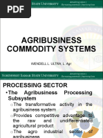 Introduction to Agricultural Commodity System | PDF | Value Chain | System