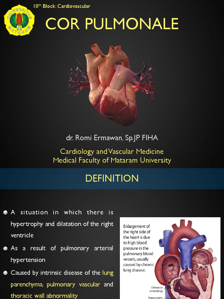 Cor Pulmonale | PDF | Heart Failure | Lung