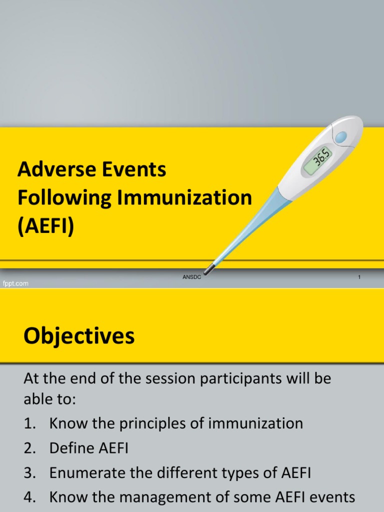 Understanding AEFI Types and Management | PDF | Vaccines | Injection ...