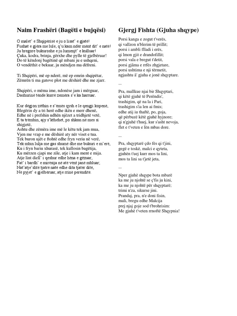 Naim Frashëri | PDF