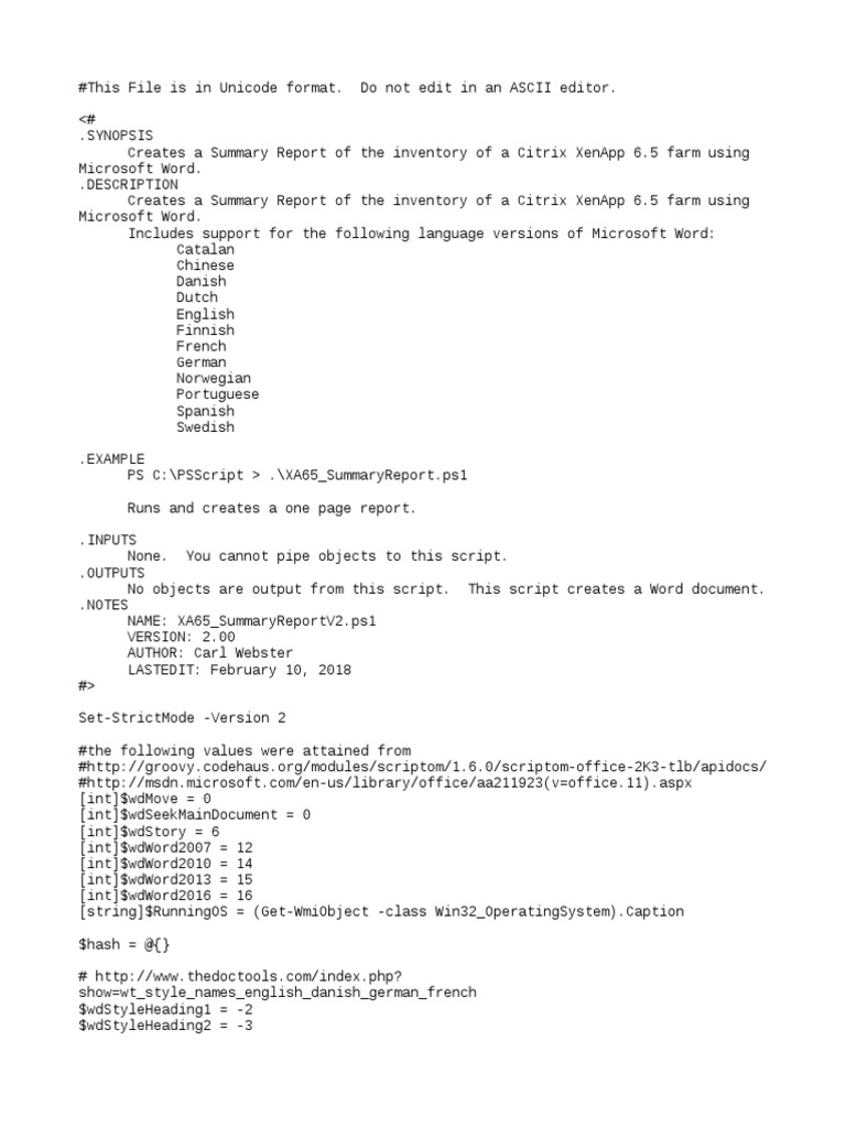 XA65 SummaryReportV2 | Download Free PDF | Microsoft Word | Load ...