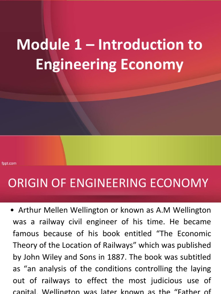 Module 1 - Introduction To Engineering Economy | PDF | Economics ...
