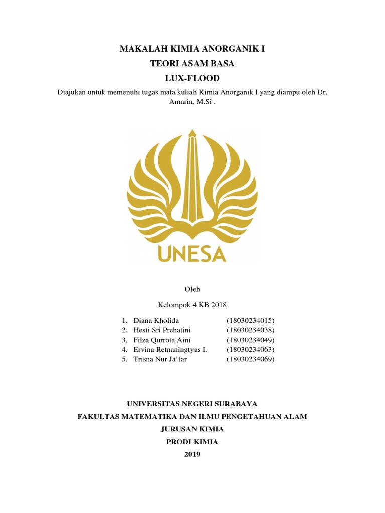 Makalah Kimia Anorganik I | PDF