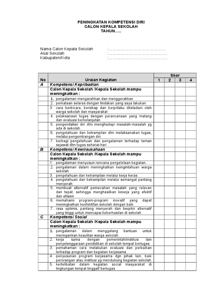 Contoh Lembar Monitoring Berkaitan DGN AKPK Calon | PDF