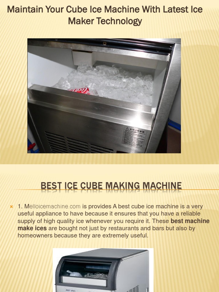 Portable Ice Cube Making.4092317.Powerpoint | PDF | Home & Garden ...