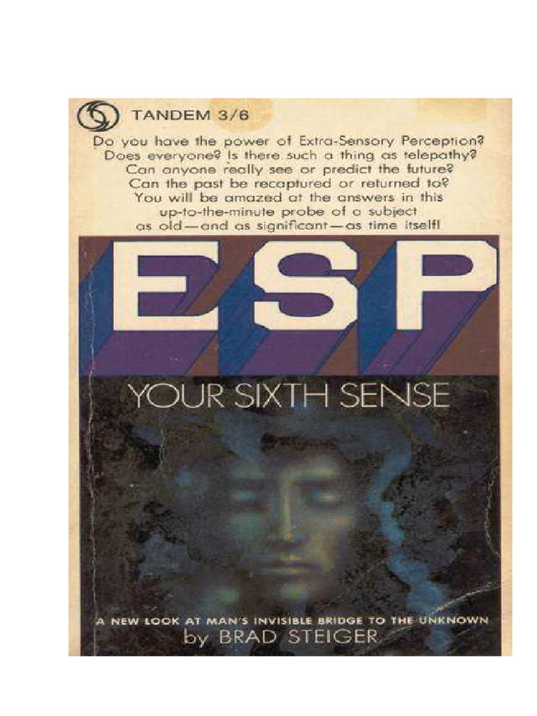 ESP Your Sixth Sense | PDF | Parapsychology | Mediumship