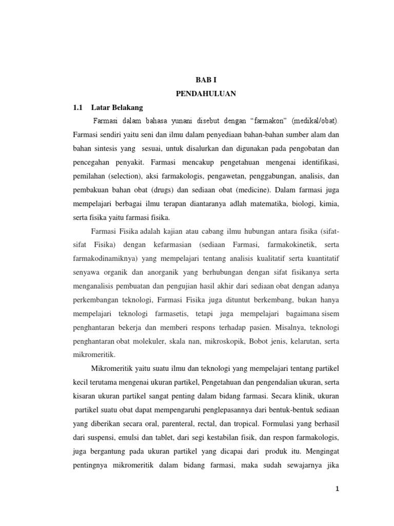 Mikromeritik Prili | PDF | Sains & Matematika