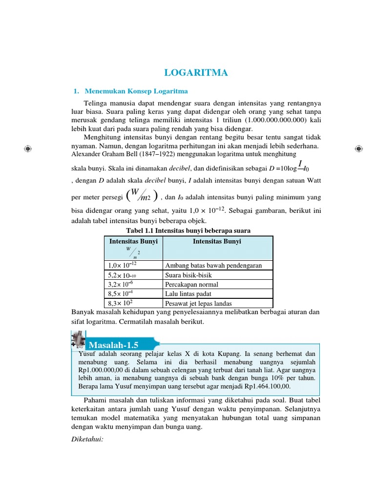 LOGARITMA Pemrograman Komputer | PDF