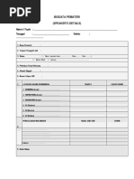 Format Lengkap Biodata Diri | PDF