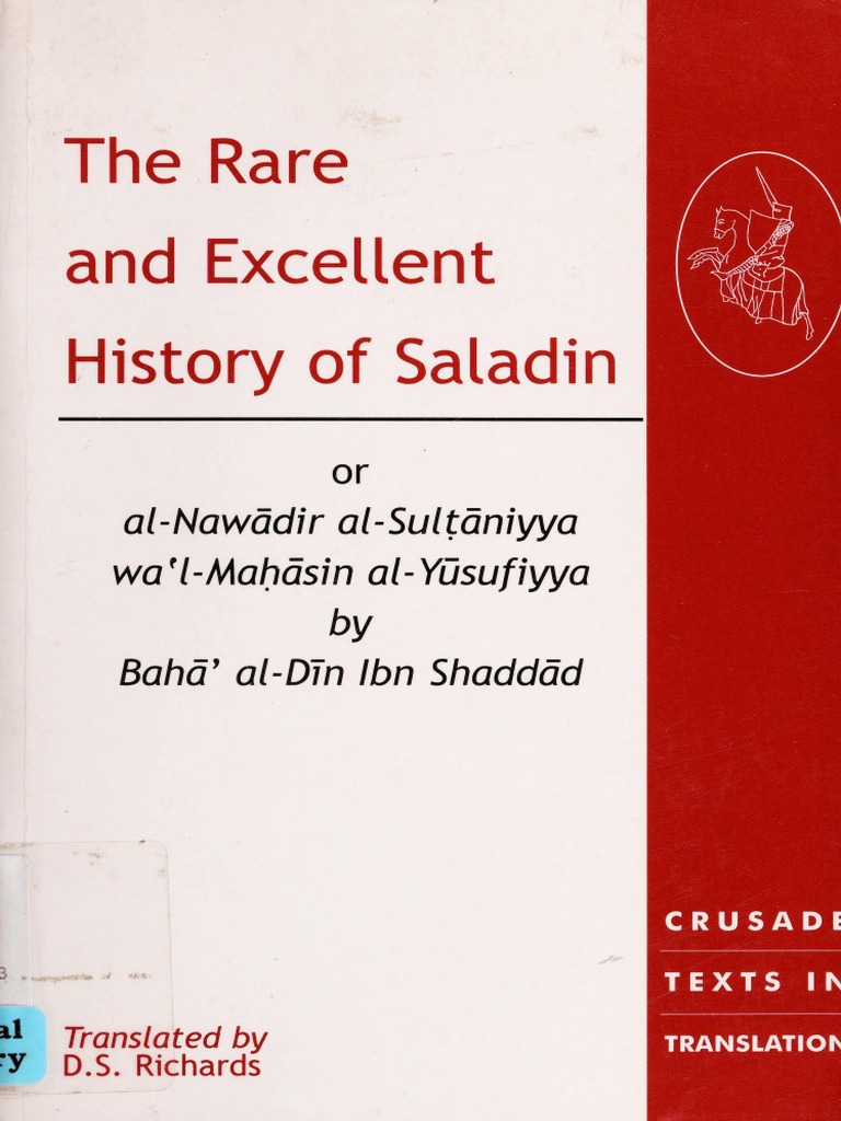 The Rare and Excellent History of Saladin | PDF
