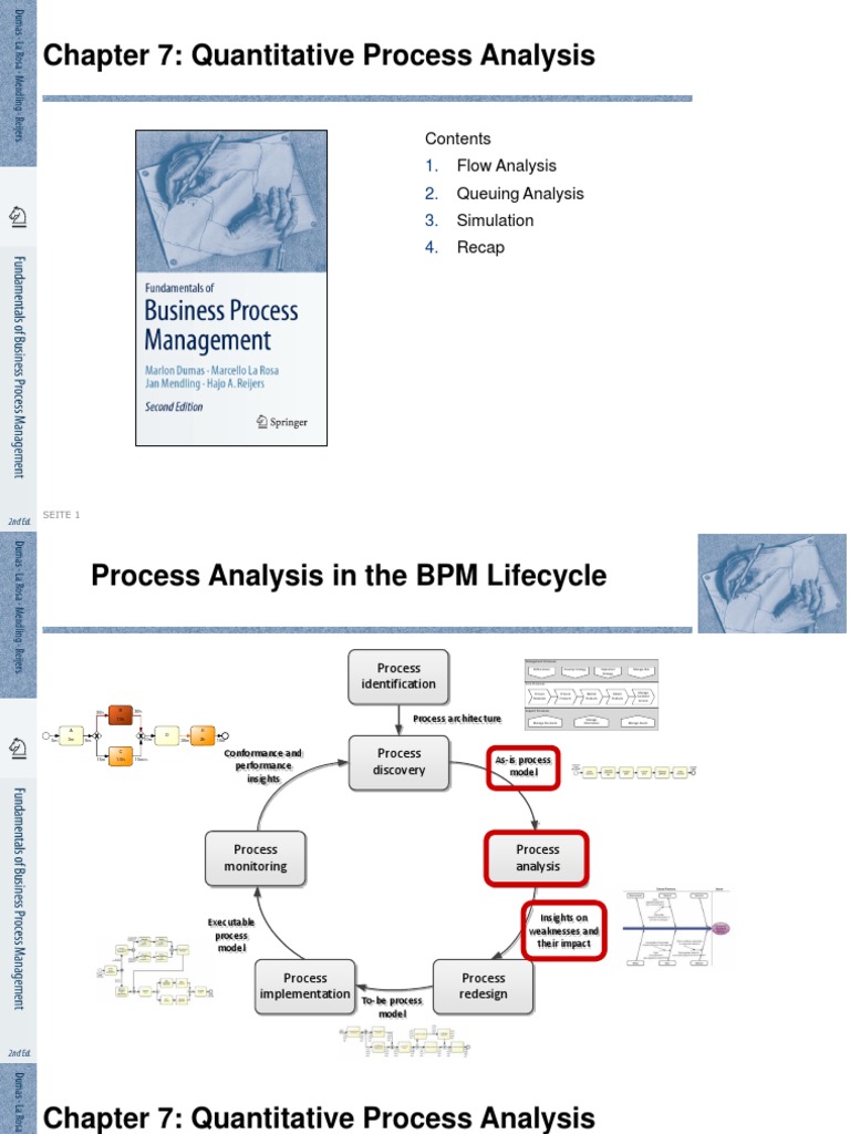 FBPM2 Chapter07 QuantitativeProcessAnalysis | PDF | Simulation | Probability Distribution