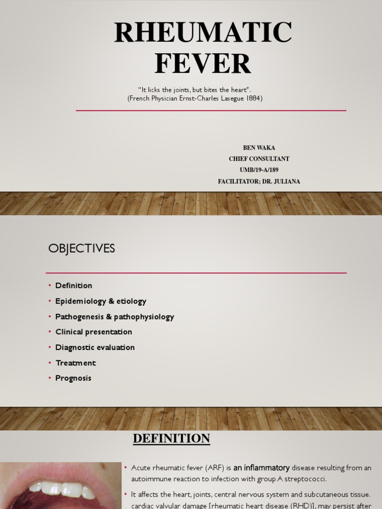 Rheumatic Fever | PDF | Streptococcus | Medical Specialties