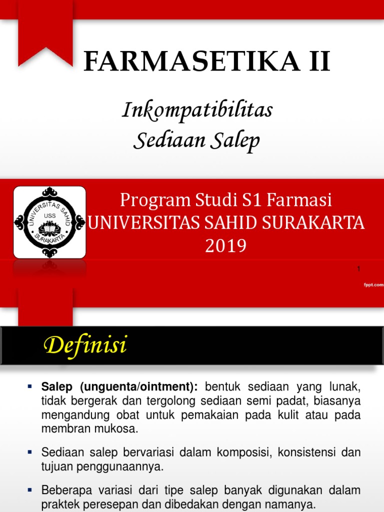 Salep + Suppo INKOMPATIBILITAS | PDF