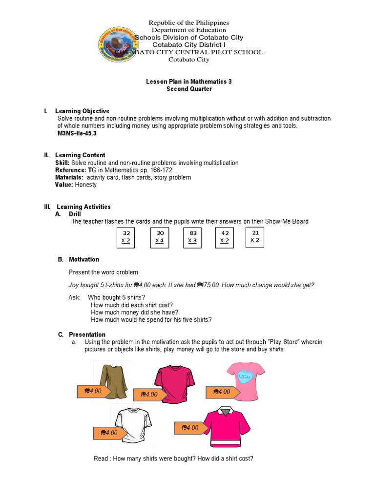 Lesson Plan - Solve Routine | PDF | Pedagogy | Communication