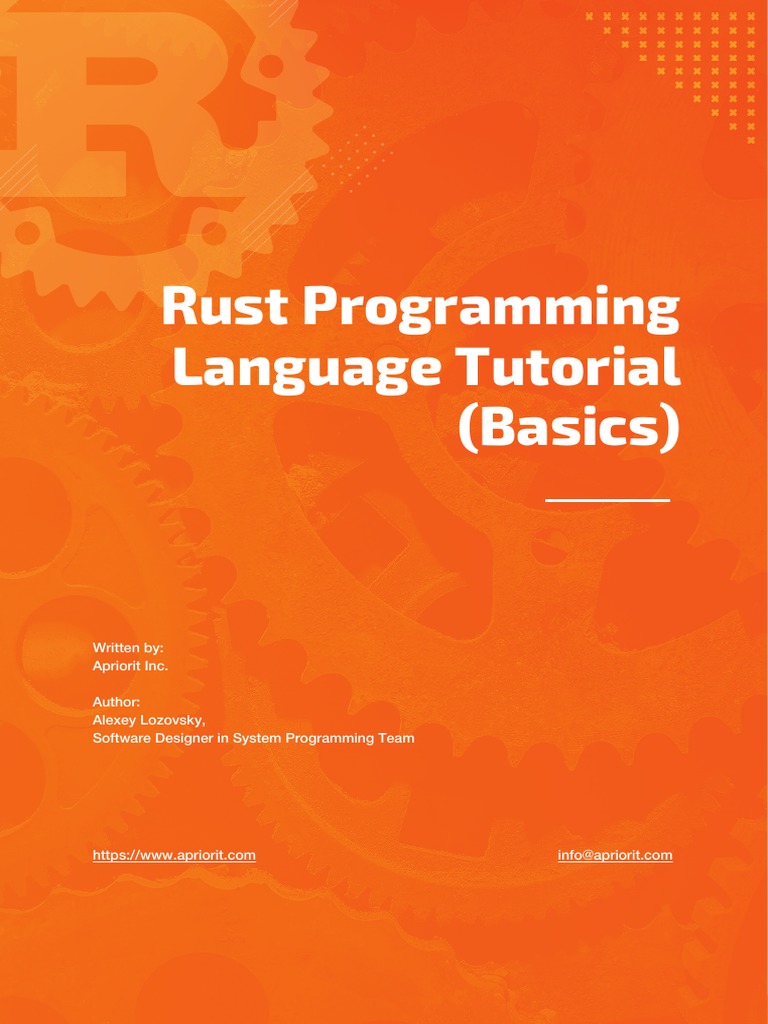 Rust Programming Tutorial Pdf Pdf C Programming Language Pointer Computer Programming