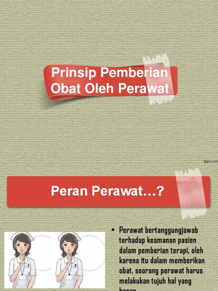 Prinsip Lima Benar Pemberian Obat | PDF