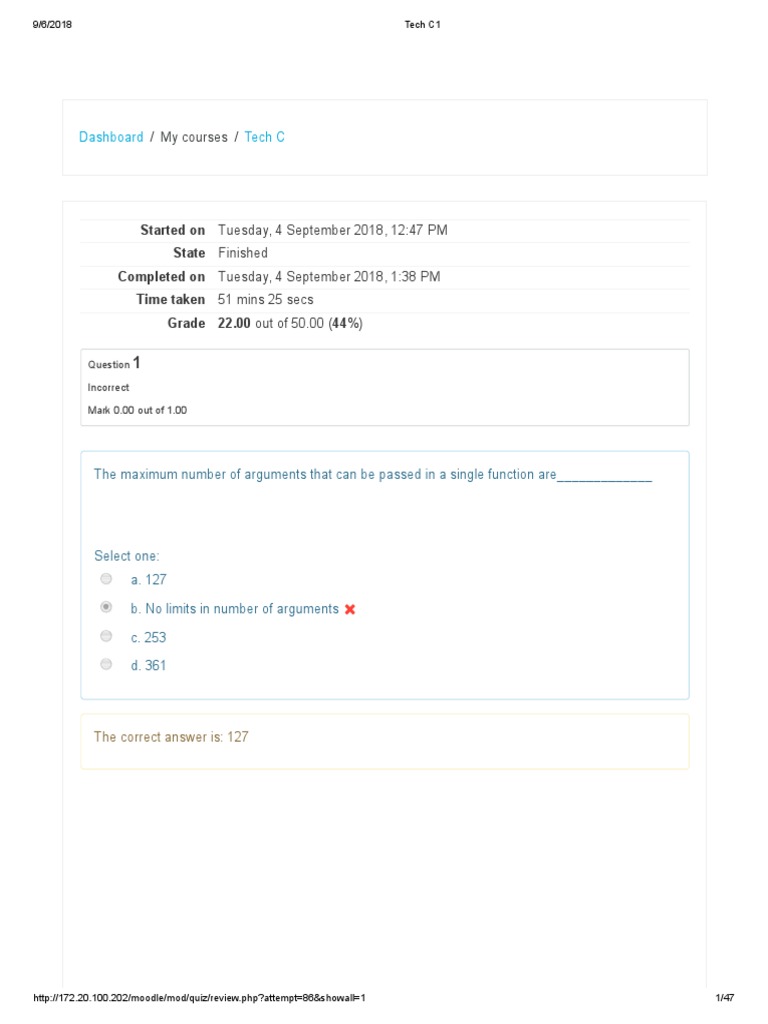 MCQ in C | PDF | C (Programming Language) | Computer Data