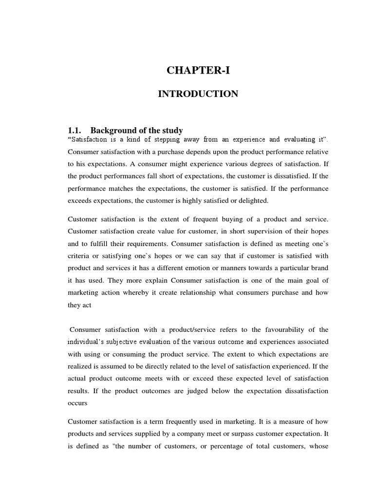 Customer Satisfaction Analysis | PDF | Customer Satisfaction | Behavior