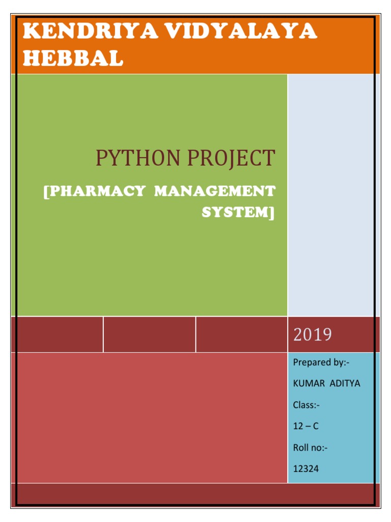 Pharmacy Management System | PDF | Software | Computing