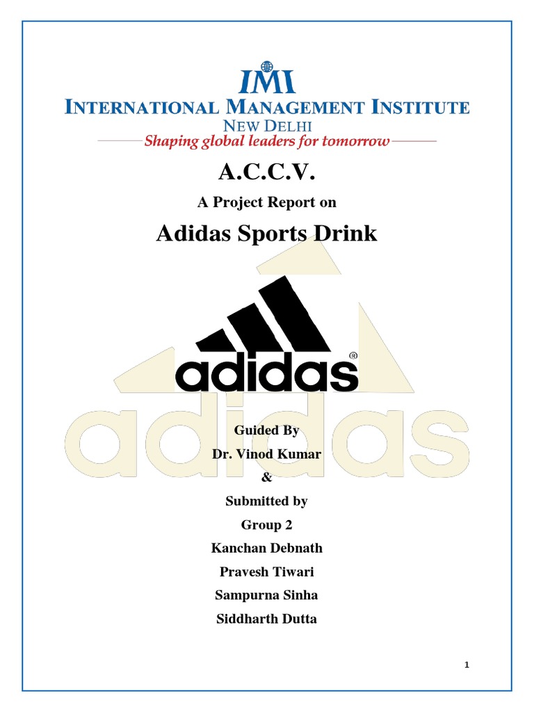Adidas Sports Drink - V3 | PDF | Brand | Competition