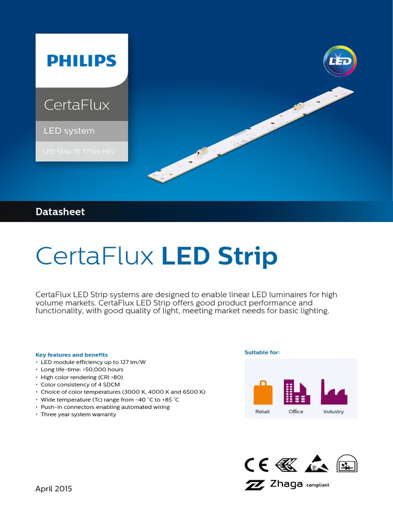CertaFlux LED Strip 1ft 775lm HV2 A04 - 2 | PDF | Electrical Wiring ...