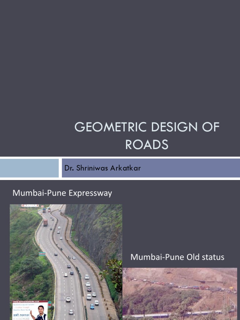 Geometric Design of Roads | PDF | Traffic | Lane