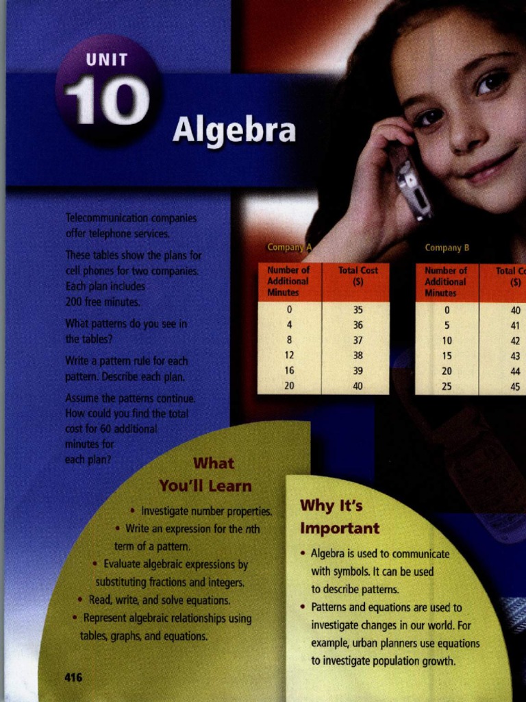 Math Makes Sense 8 Textbook - Unit 10 PDF | PDF