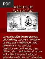 Modelos de Evaluación Educativa | PDF | Evaluación | Aprendizaje