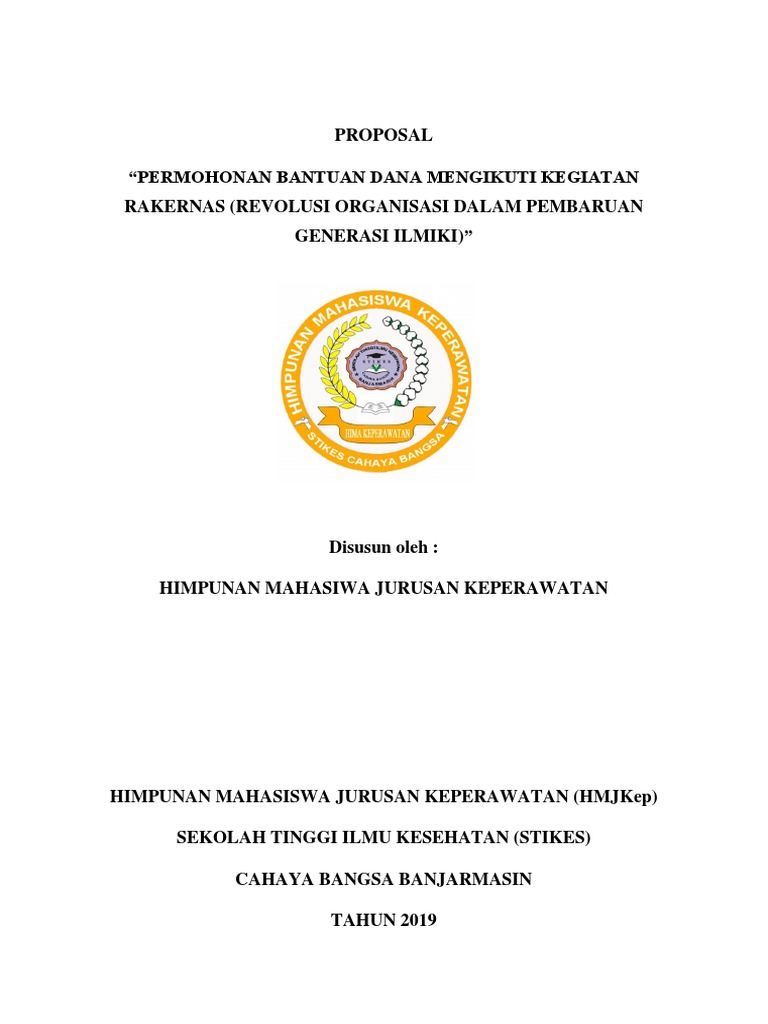 Proposal Rakernas 2019 | PDF | Ilmu Sosial
